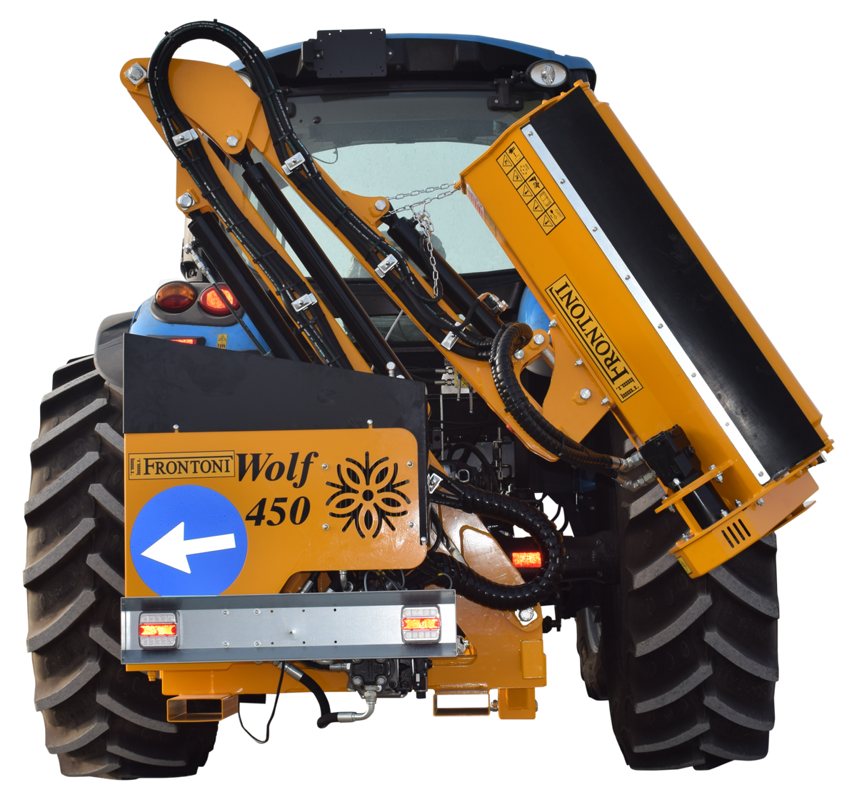 Frontoni Wolf Hydraulic Flail Hedge Mower For Compact Tractors ...